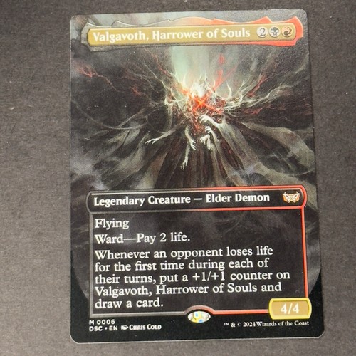 Valgavoth, Harrower of Souls (Borderless) Commander: Duskmourn: House ...