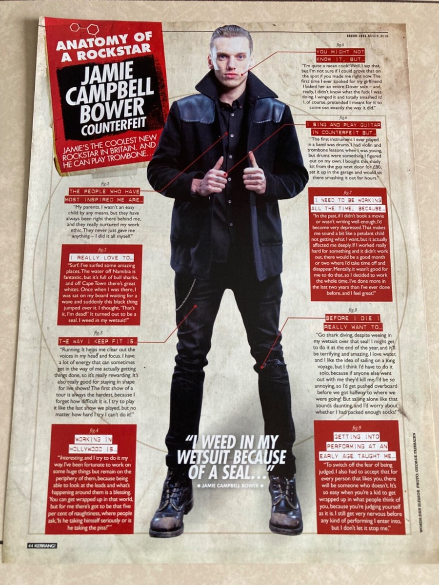 Jamie Campbell Bower En El Set