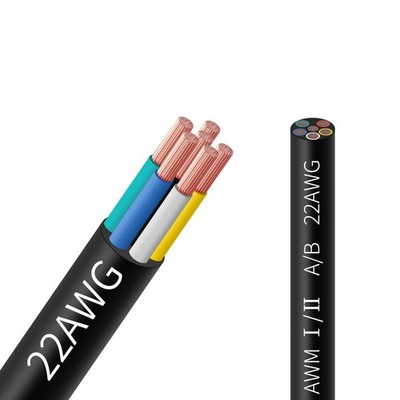 22 Gauge Wire 6 Conductor Electrical Wire, UL2464 22 AWG Wire Stranded ...
