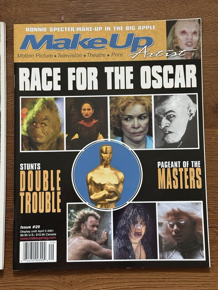 Make Up Artist Movie Magazine # 27 28 29 Jim Carrey The Grinch Rick ...