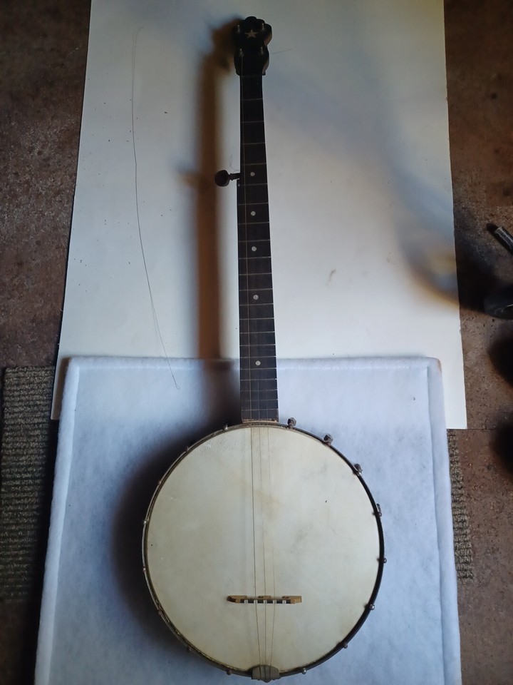 Vintage 1920 Supertone # 406 5 String Banjo Musical Guitar Instrument ...