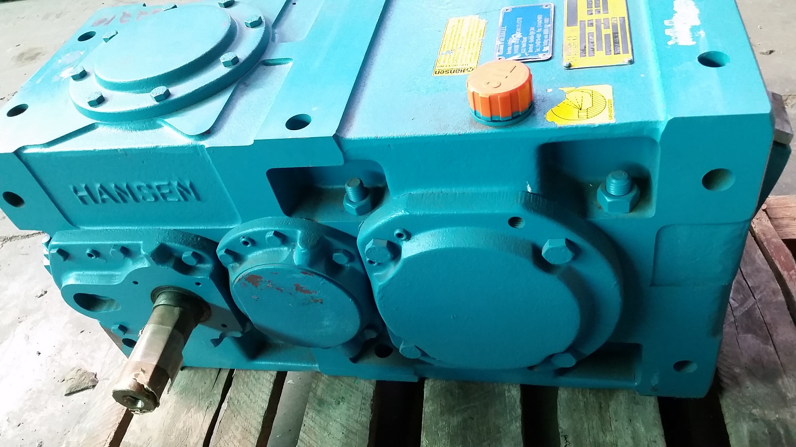 Brook Hansen Gear Box RZA11-AN, 80HP 446.9 RPM No. - 94 / R04A 202237 ...