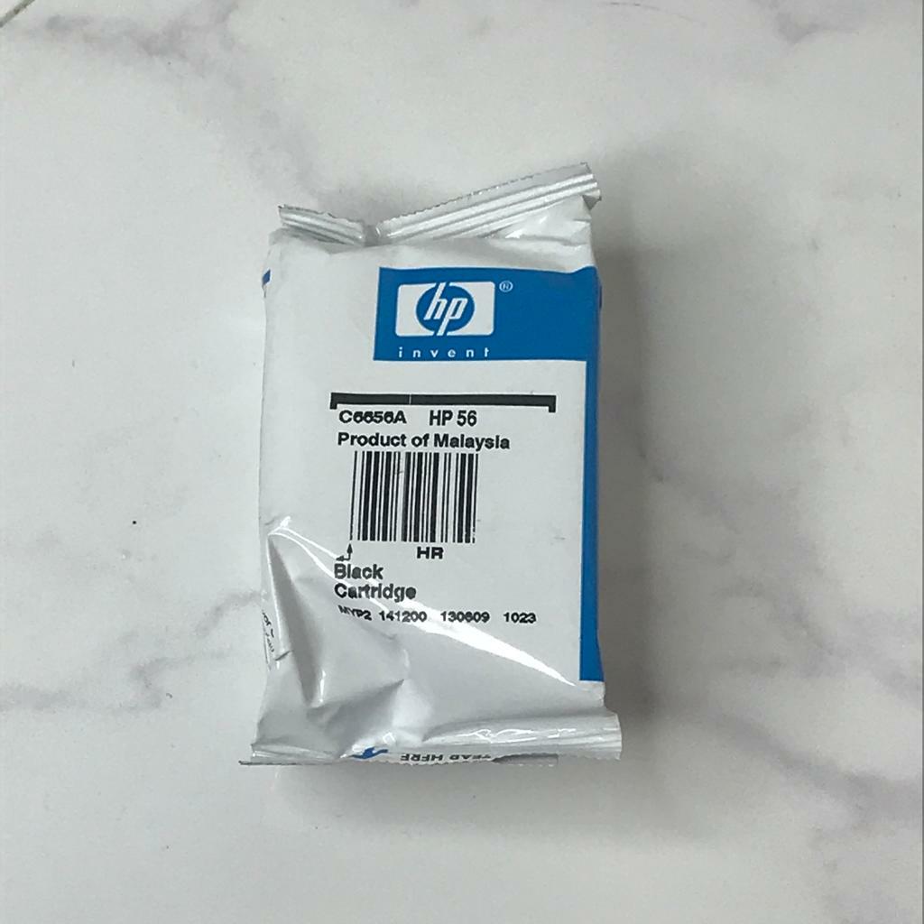 HP 56 OEM Ink Printer Cartridge C6656A Black - SEALED / NEW | eBay