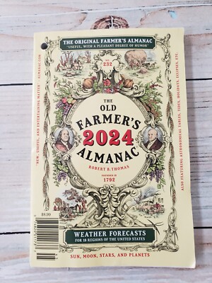 The Old Farmer's Almanac 2024 (New Paperback) New By Robert B. Thomas ...