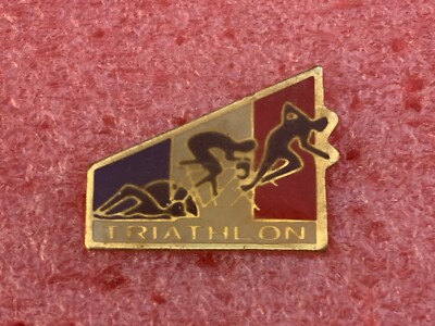 T34 Pins TRIATHLON Drapeau Français French Flag Equipe Team Vintage ...