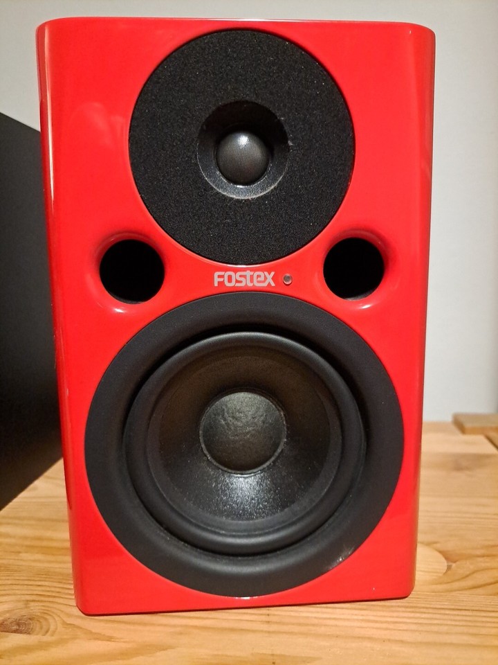 FOSTEX PM0.4n RED professional studio monitors PAIR 2 x EX sound ...