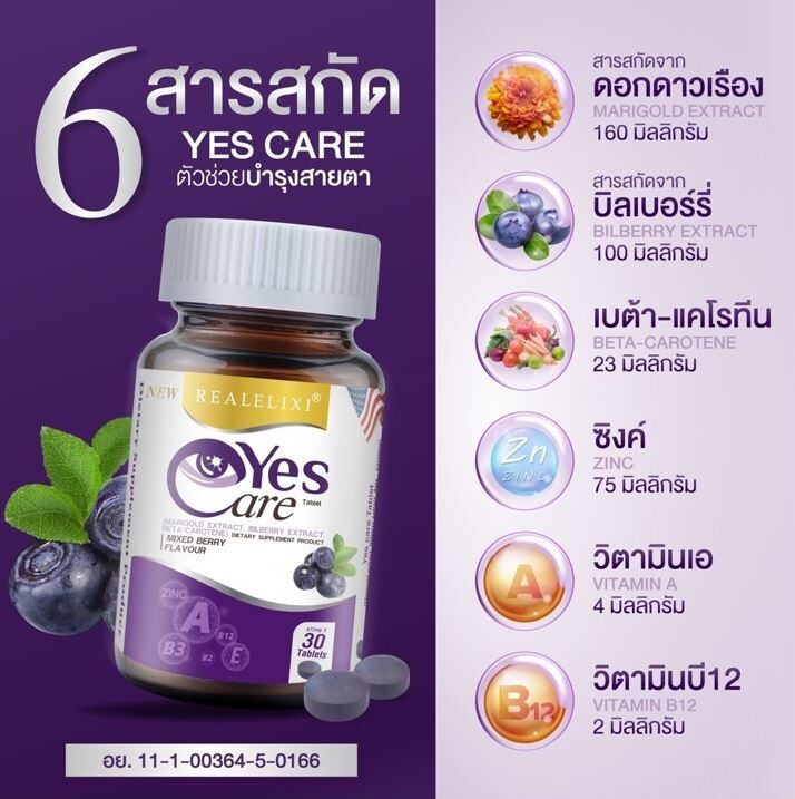 Yes Care, eye care supplement Eye vitamins 30Capsule | eBay