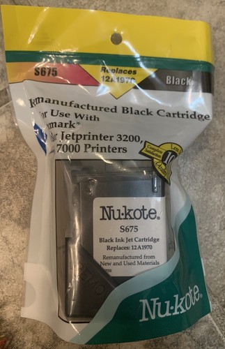 NU KOTE Color Jet printer Black LEXMARK 3200 5000 7000 S675 Replaces ...