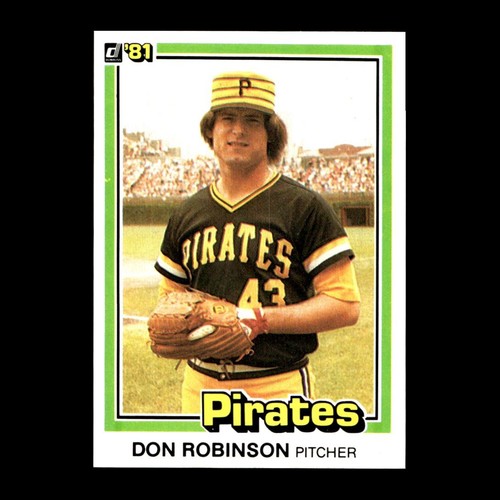 Don Robinson 1981 Donruss Pittsburgh Pirates #375 NM+ Vintage! | eBay