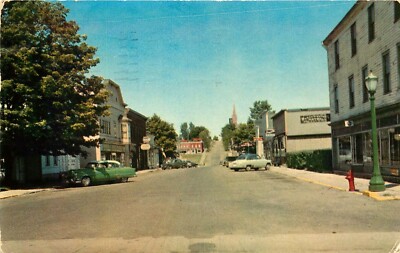STREET SCENE, GLIDDEN, WISCONSIN, VINTAGE POSTCARD | eBay