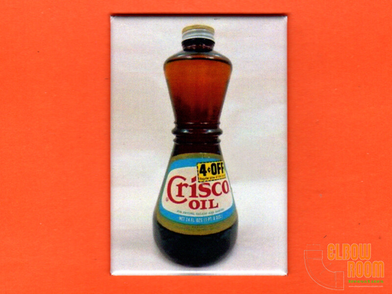 Crisco oil vintage bottle art 2x3" fridge/locker magnet | eBay