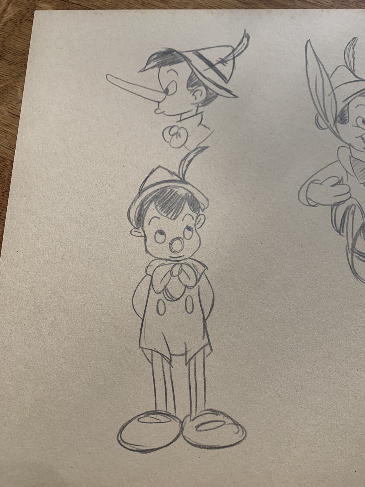 Pinocchio Original Drawing by Frank Follmer | eBay