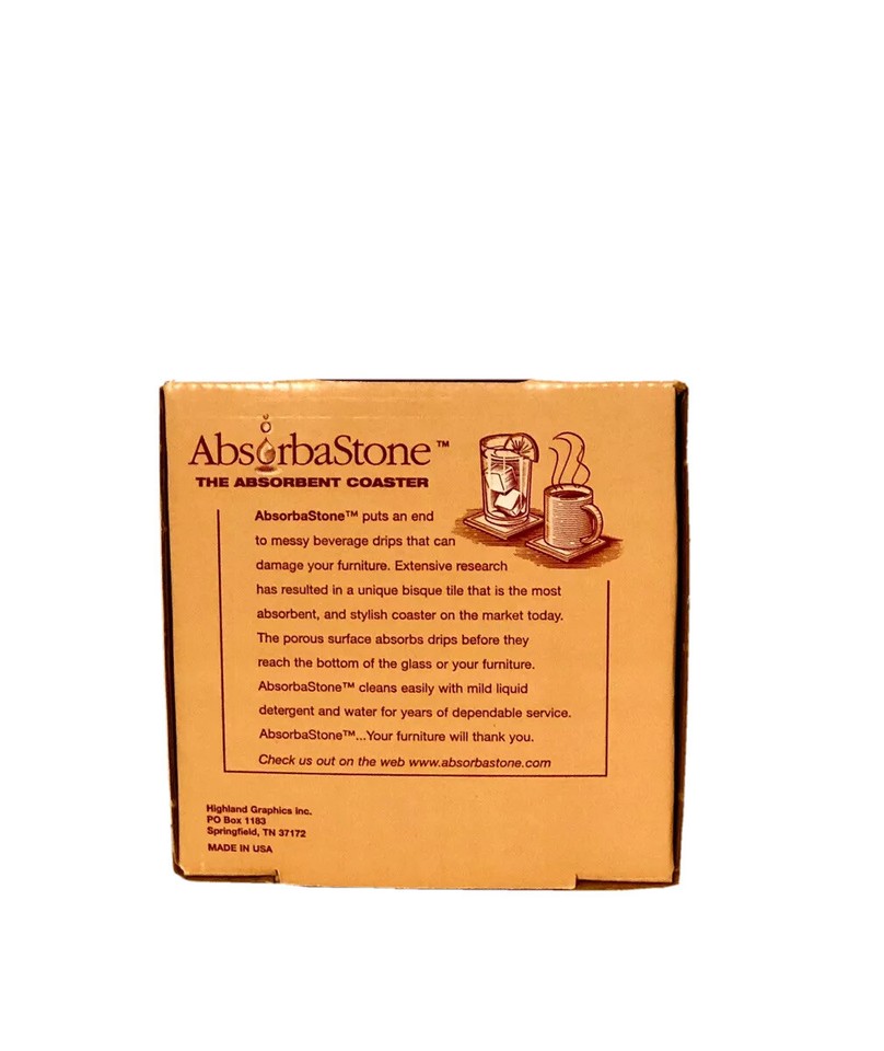 Absorbastone Coaster Set | eBay