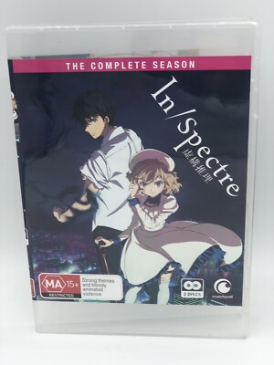 In/Spectre Blu-ray The Complete Season Episodes 1-12 Anime 2 Disc Set ...