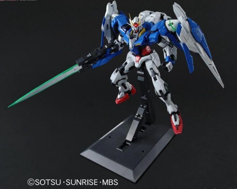 Gundam GN-0000 + GNR-010 00 Raiser GUNPLA PG Perfect Grade 1/60 BANDAI ...