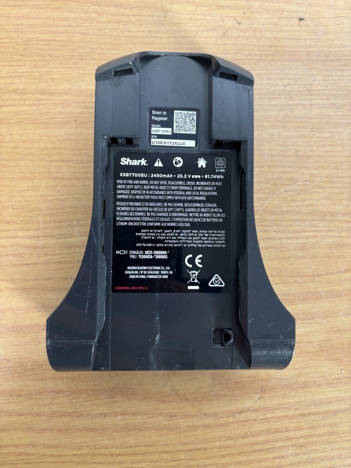 Genuine Lithium-Ion Battery for Shark Cordless IZ201/IZ251 Series ...