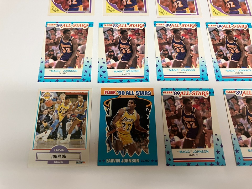Lot of 25 ** MAGIC JOHNSON Los Angeles Lakers cards | eBay