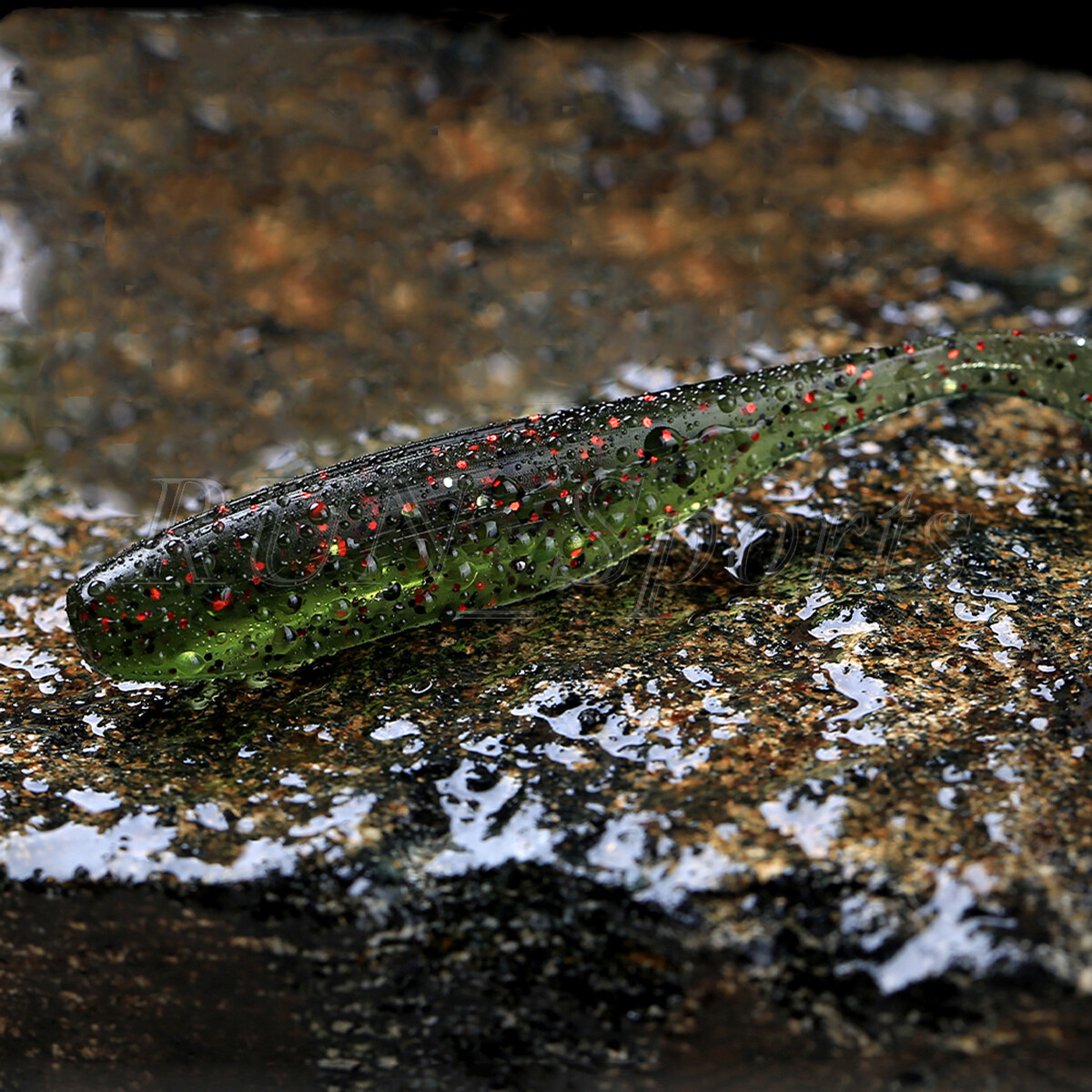100pcs/kit 75mm Fake Shad Paddle Tail Worm Soft Fishing Lure Jig Bait ...
