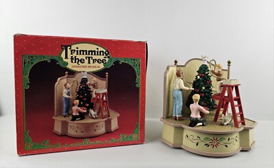 Trim A Home Trimming the Tree Animated Musical Christmas w/ Box SEE ...