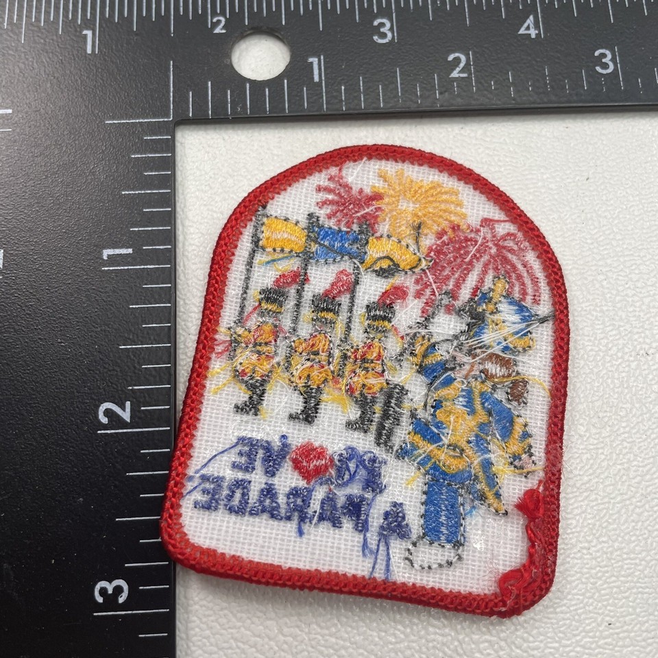 Marching I LOVE A PARADE Patch B025 | eBay