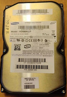 Samsung HD080HJ/P 80GB Hard Drive | eBay