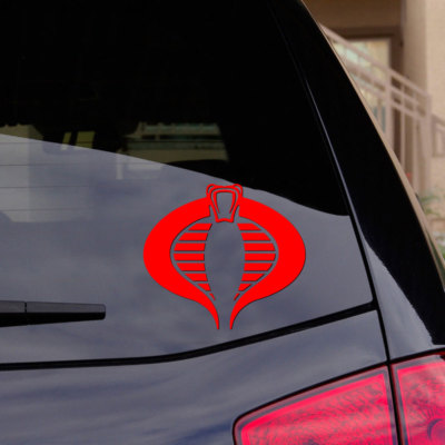 G.I. Joe Cobra Commander Red Vinyl decal Car Truck Windows Laptop ...