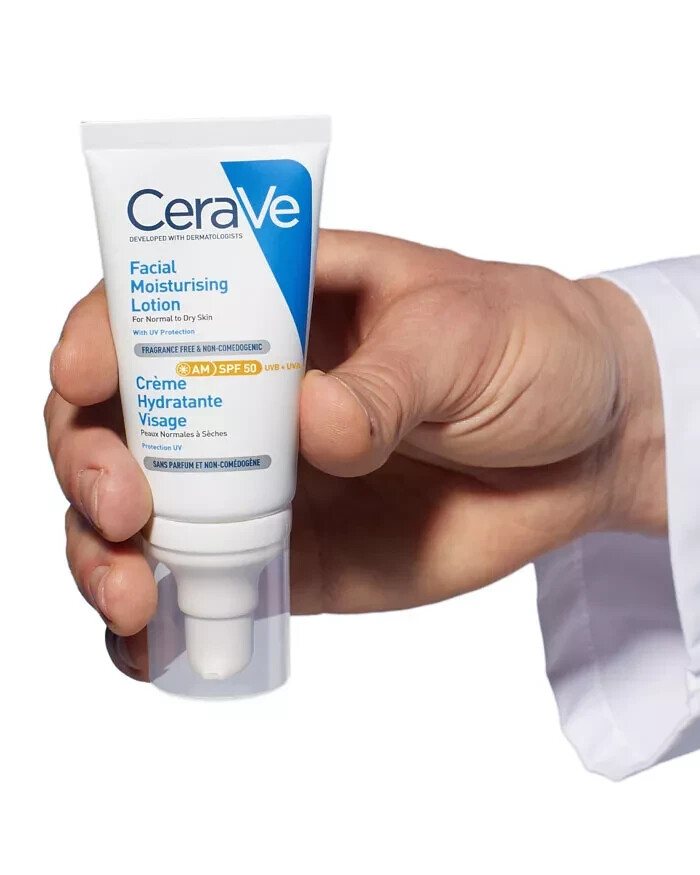 CeraVe Facial Moisturizing Lotion SPF 50 For Dry Skin 52ml ...