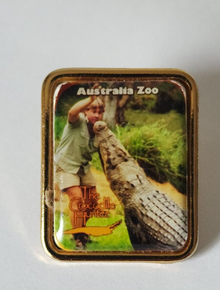 Steve Irwin Australia Zoo Metal Pins Badges Croc Rare Collectable ...