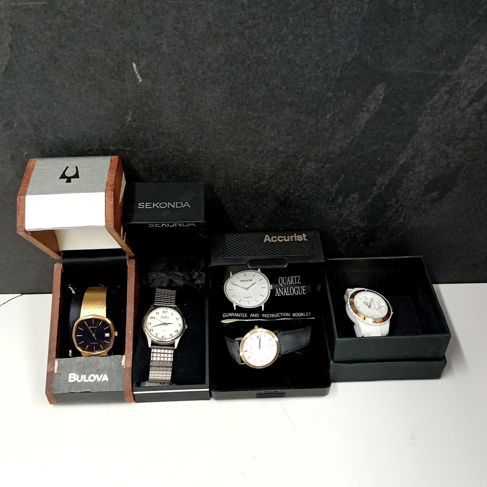 ⌚ Lot of 13 Men's Boxed Quartz Watches – Rotary, Sekonda & Others ...