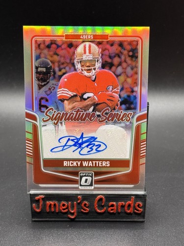 2024 Ricky Watters Donruss Optic Signature Series Prizm Auto #SSH-RWS Panini | eBay