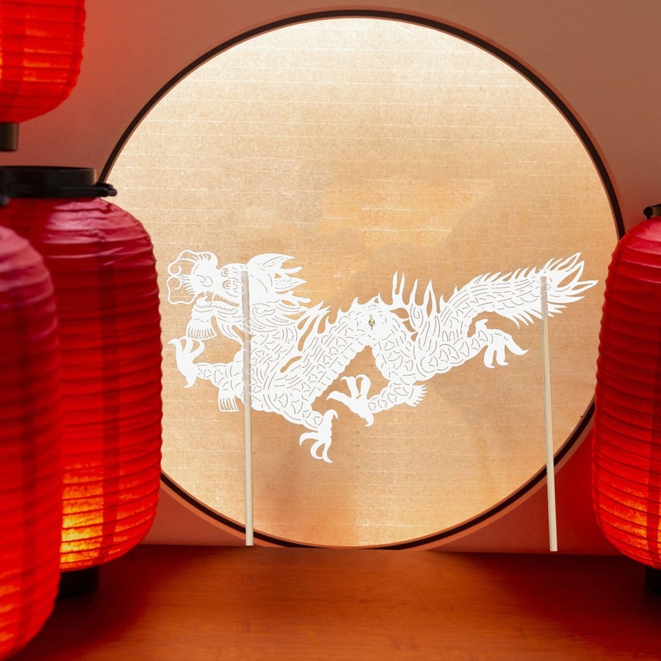 Chinese Toy Practical Shadow New Year Decorations Dragon Style | eBay UK