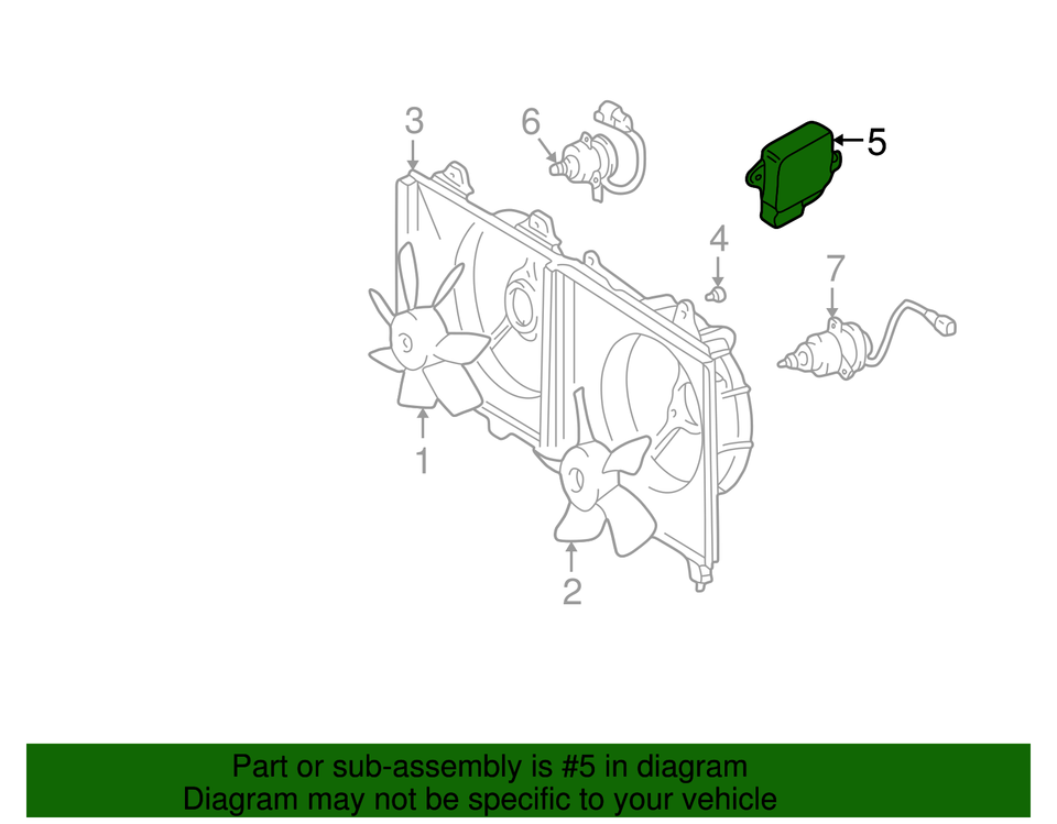 Genuine Mitsubishi Fan Relay MR400709 | eBay