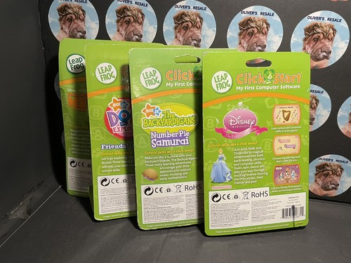 NIP LeapFrog Educational ClickStart Lot Of 4 Games | eBay