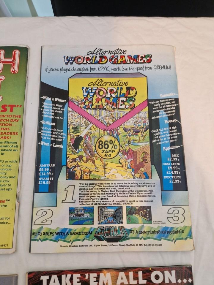6 x CRASH ZX Spectrum Magazines Issues 46, 48, 49, 50, 52 & 53 Retro ...