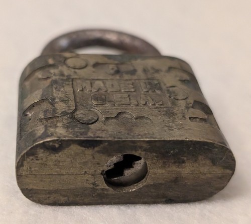 Vintage RFD Padlock - Made in USA - Metal Lock - NO Key Locked | eBay