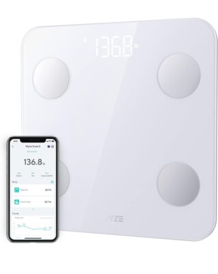 Smart Digital Body Weight Scale Analyzer with App sync with Bluetooth ...