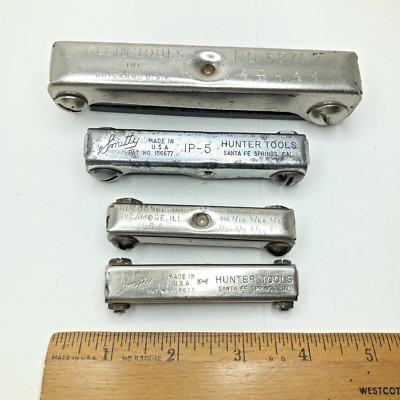 Vintage Mix Lot (4) Hex/Allen Key Wrench Set Smitty Klein Tools Holub ...