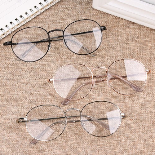 Portable Vision Care Eyeglasses Frame Spectacles Round Glasses Optical ...
