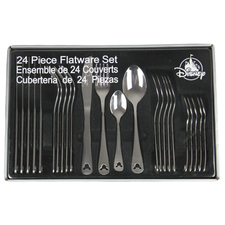 Disney Park Exclusive Mickey Icon 24 Piece Flatware Philippines | Ubuy