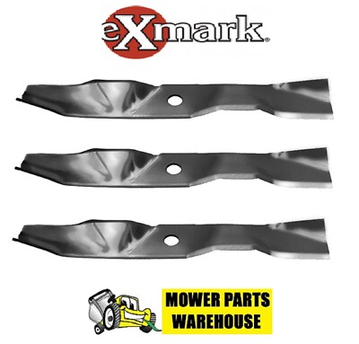 3 LAWN MOWER BLADES FOR EXMARK 52" CUT 103-6392 103-6392-S 103-6387 103 ...