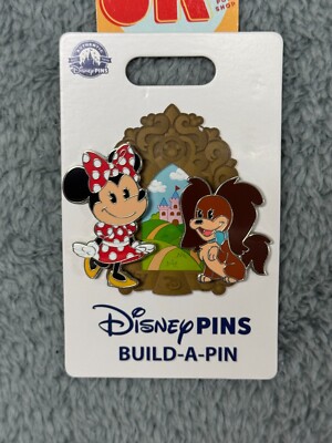 NEW Disney Build A Pin Set Minnie Mouse Fifi the Peke Castle Parks 3 ...