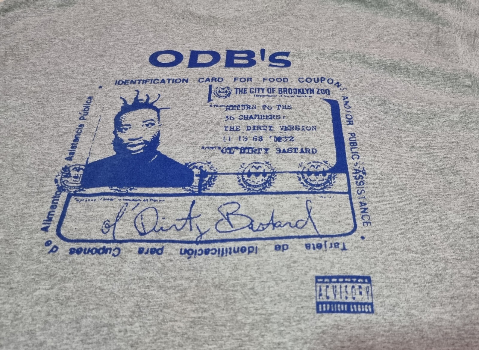 RARE 2000s RAPPER ODB OL DIRTY BASTARD FOOD STAMP 87 … - Gem