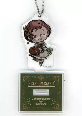 Capcom Cafe x Monster Hunter Rise Acrylic Stand Keychain 55mm | eBay