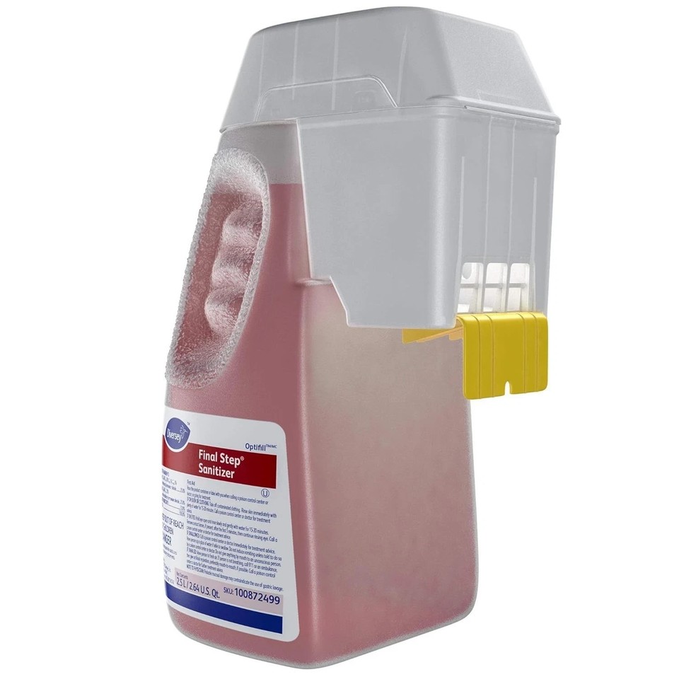 Diversey 101105267 Final Step Sanitizer, No Rinse Food Contact ...