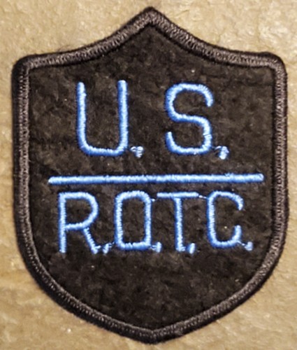 Vintage College University U.S. ARMY AIR FORCE ROTC Patch BLUE & BLACK ...