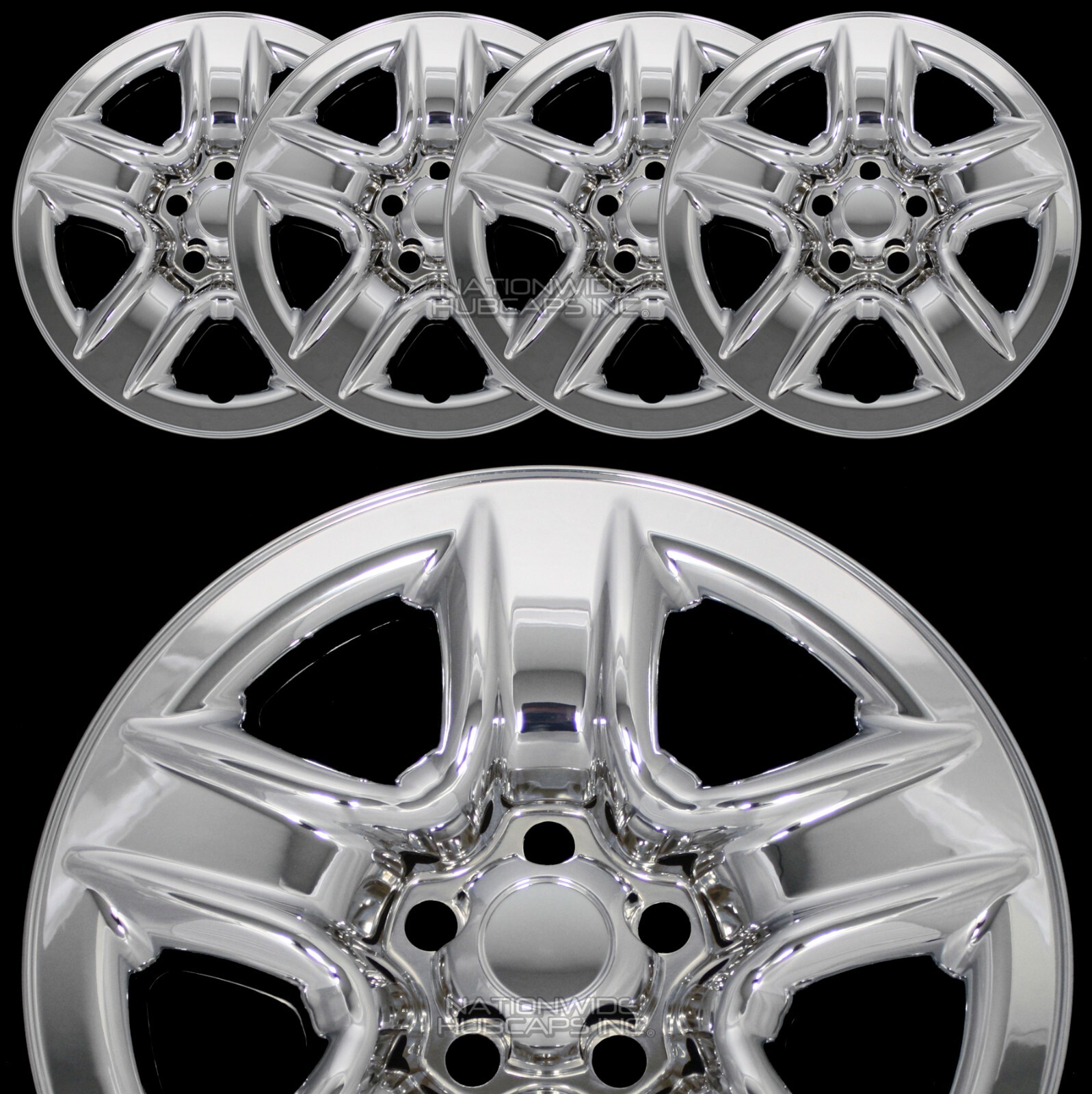 4 fit Toyota RAV4 2006-2012 Chrome 17" Wheel Skins Hub Caps Full Rim ...