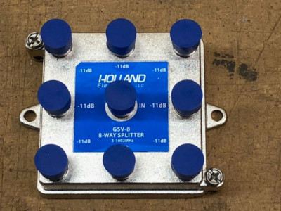 Holland Electronics GSV-8 5-1000mhz High Isolation 8 way splitter | eBay