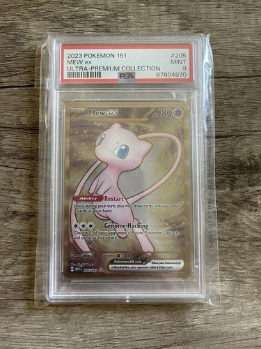 Pokémon 151 UPC Promo Metal Mew 💎PSA 9💎 | eBay