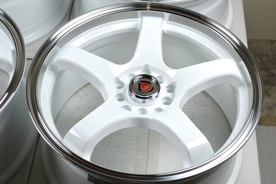 17" White Rims Cobalt SS HHR Catera Malibu Dart Hornet Focus 5x108 ...