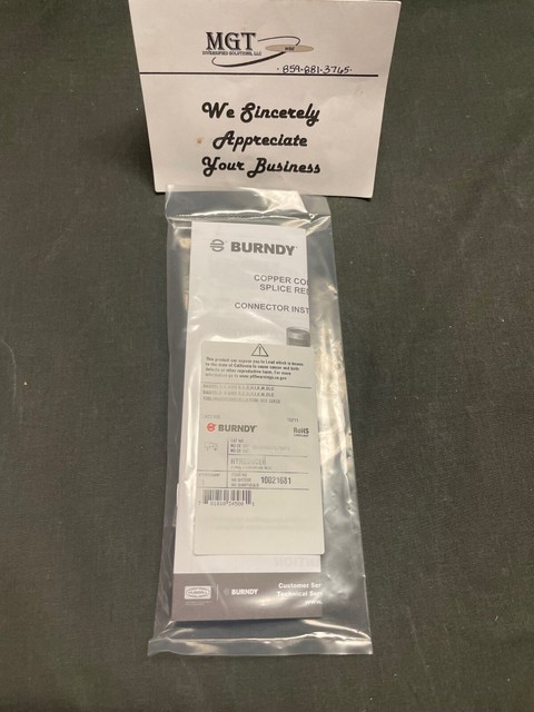 BURNDY Hysplice In-line Reducer Splice Kit G/b Ysr4cfx6cfxltckitc ...